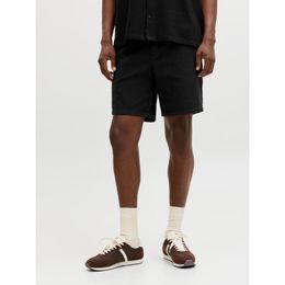 Jack & Jones Jack & Jones Herren Jogginghose &raquo;JPSTJAIDEN WAFFLE RESORT SHORT REG&laquo; mit elastischem Bund schwarz S, N-Gr