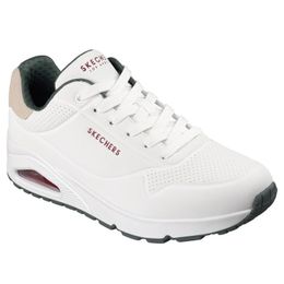 Skechers Herren Sneaker &raquo;UNO-SUITED ON AIR&laquo; Freizeitschuh, Halbschuh, Schn&uuml;rschuh mit modischer Keilsohle wei&szlig; 47,5