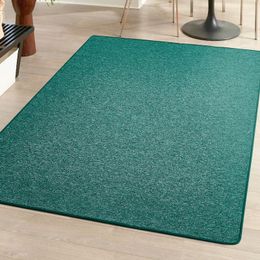 ANDIAMO Teppich &raquo;Luton, Made in Germany&laquo; rechteckig 5 mm H&ouml;he melierte Optik, auch als L&auml;ufer, Wohnzimmer & Schlafzimmer gr&uuml;n Kunstfaser B : 200cm 1 Stk., 5mm