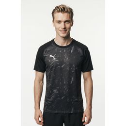 Puma Herren Fu&szlig;balltrikot "TEAMFINAL GRAPHIC JERSEY", schwarz, Gr. M, bedruckt, Interlock, Obermaterial: 100% Polyester, Trikots, mit