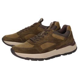 Sioux Herren Sneaker "Rogerlino-700-H", Gr. 41,5, gr&uuml;n, Obermaterial: 80% Kalbsleder CAL. 20% Textilmaterial TEXMAT. 100% Gummi rubber., Schuhe