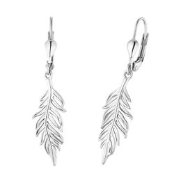 Amor Damen Paar Ohrh&auml;nger &raquo;Feathers&laquo; silber Silber 925 (Sterlingsilber)