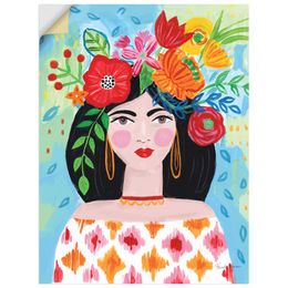Artland Wandbild &raquo;Boho Girl I&laquo; Bilder von Frauen 1 Stk. tlg. als Alubild, Leinwandbild, Poster, Wandaufkleber in verschied. Gr&ouml;&szlig;en Vinyl B/H/T: 60cm x 80cm, 