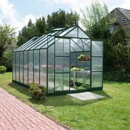 Konifera Gew&auml;chshaus &raquo;Titania 11500&laquo; gr&uuml;n B/H/T: 254cm x 441cm