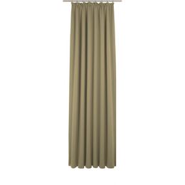 WIRTH Vorhang &raquo;Newbury&laquo; Kr&auml;uselband 1 Stk. tlg. nach Ma&szlig; braun Baumwolle, Polyester 245cm, Kr&auml;uselband, 130cm