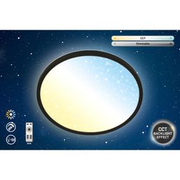 Briloner Leuchten LED Panel &raquo;SLIM&laquo; LED-Board 1 Stk. 29,3x4 cm, Wohnzimmer, Schlafzimmer, Flur, B&uuml;ro bunt 1, &Oslash; 29,3cm H: 4cm, 1 Stk.