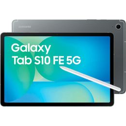 Samsung Tablet &raquo;Galaxy Tab S10 FE 5G 128GB&laquo; (27,7 cm / 10,9 &prime;&prime;) Android 128 GB WUXGA+ 5G ) grau Bereit f&uuml;r nahezu alles &ndash; wasser- und staubgesch&uuml;tzt