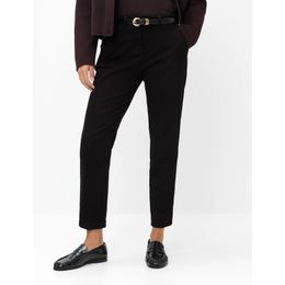 Brax Damen 3/4-Hose "Style MARON S", schwarz, Gr. 48, Web, 40% Lyocell, 28% Modal, 17% Baumwolle, 12% Elastomultiester, 3% Elasthan, Hosen