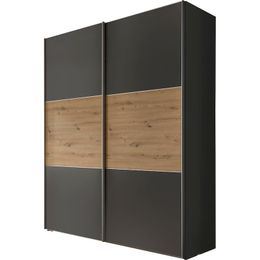 STAUD Schwebet&uuml;renschrank &raquo;Includo, Made in Germany&laquo; Mit vier verschiedenen Ausstattungsvarianten Holzwerkstoff vulkan, B/H/T: 167cm x 222cm x 68cm, 