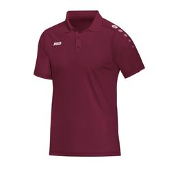 Jako Funktionsshirt 'Classico' Jungen Gr&ouml;&szlig;e 164 bordeaux / wei&szlig;
