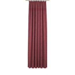 WIRTH Vorhang &raquo;Wiessee&laquo; Kr&auml;uselband 1 Stk. tlg. nach Ma&szlig; rosa Baumwolle, Leinen, Modal 175cm, Kr&auml;uselband, 150cm