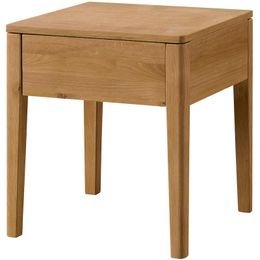 Hasena Nachtkonsole &raquo;Styly&laquo; braun Massivholz B/H/T: 43cm x 48cm x 43cm, 1 Stk., Wildeiche