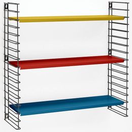 Metaltex Wandregal &raquo;Tomado&laquo; Seitengitter schwarz bunt B/H/T: 70cm x 68cm x 21cm