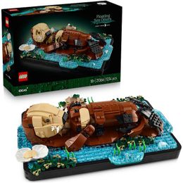 Lego Konstruktionsspielsteine &raquo;Schwimmende Otter (21366), Lego Ideas&laquo; braun Einheitsgr&ouml;&szlig;e Konstruktionsspielsteine