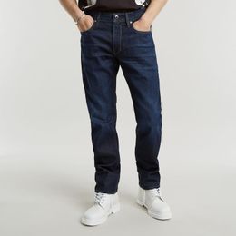 G-Star Raw G-Star Herren G-STAR Straight-Jeans &raquo;Mosa Straight&laquo; mit hellen N&auml;hten blau 32, L&auml;nge 34