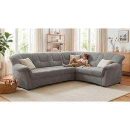 OTTO home Ecksofa &raquo;Langeland 232 x 146 cm, auch mit Schlaffunktion, mit Federkern, L-Form&laquo; mittelfester Sitzkomfort, aus haustierfreundlichem Pet 