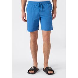 Champion Herren Badeshorts &raquo;Beachshort Standard Fit&laquo; mit Logostickerei, unifarben, pflegeleicht, schnell trocknend blau XL, N-Gr