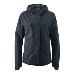 Gonso Damen Fahrradjacke "SAVE JACKET ESSENTIAL W", blau, Gr. 42, 100% Polyester, Jacken, Damen Regenjacke wind- und wasserdicht, Radjacke mit Kapuze
