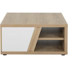 Couchtisch &raquo;EPURA&laquo; Couchtisch 1 Schublade beige B/H/T: 81cm x 39cm x 81cm