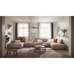 Musterring Wohnlandschaft &raquo;Lucia viel Platz, bequem, U-Form&laquo; Cord-Bezug, inklusive Kopfst&uuml;tze, Gesamtbreite 524 cm grau B/H/T: 504cm x 81cm x 204cm, Cord, 