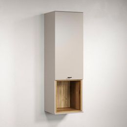Home Affaire H&auml;ngevitrine &raquo;San Pedro&laquo; 1 Stk. tlg. H&auml;ngeschrank, 1 T&uuml;r, 1 Fach & Soft-Close - (B/T/H) 40/37/130 cm FSC -zertifizierter Holzwerkstoff 