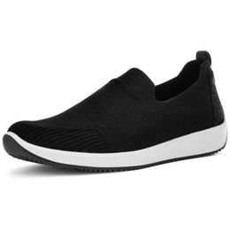 Ara Damen Slipper &raquo;LISSABON&laquo; , Slip-On-Sneaker, Schlupfschuh, Komfortschuh in Weite G schwarz-wei&szlig; 5,5 (38,5)