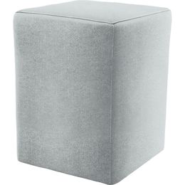 LOOKS by Wolfgang Joop Hocker &raquo;LOOKS XX&laquo; kubische Form, ideal als Fu&szlig;ablage silber 100% Polyester B/H/T: 38cm x 47cm x 38cm, Struktur fein