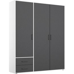 Rauch Dreht&uuml;renschrank &raquo;Kleiderschrank Schrank Garderobe W&auml;scheschrank VOYAGER&laquo; in 3 verschiedenen Ausstattungen BASIC/CLASSIC/PREMIUM, mit 2 modernen
