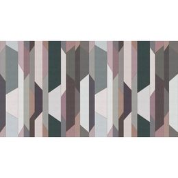 Livingwalls living walls Fototapete &raquo;Walls by Patel Fold 2&laquo; glatt Vlies, Wand, Schr&auml;ge beige Vlies B/L: 5m x 2,7m