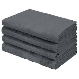 OTTO home Duscht&uuml;cher &raquo;Vanessa, 4 Duscht&uuml;cher, 70x140cm, in Standard- und Premium-Qualit&auml;t&laquo; Handt&uuml;cher mit Bord&uuml;re, 100% Baumwolle, einfarbig, weich 