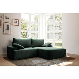 exxpo - sofa fashion Ecksofa &raquo;Orinoko, aktuelles Design und hoher Sitzkomfort, L-Form&laquo; inkl. Bettfunktion und Bettkasten, sch&ouml;ne Farben im angesagten 