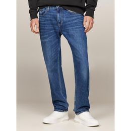Tommy Jeans Herren Slim-fit-Jeans &raquo;Ryan Regular Slim Straight&laquo; Slim‐Straight‐Jeans aus hochwertigem Denim regul&auml;rer Leibh&ouml;he blau 33, L&auml;nge 34