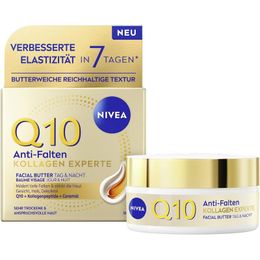 Nivea Damen Gesichtspflege &raquo;Nivea Q10 Facial Butter Tag und Nacht&laquo; f&uuml;r sehr trockene und anspruchsvolle Haut, mit Q10, buttrige Textur gold 50ml