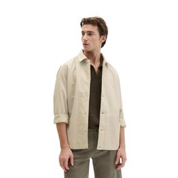 Marc O'Polo MARC O'POLO Herren Kurzjacke "aus TENCEL Lyocell -Leinen-Mix", beige, Gr. L, unifarben, Obermaterial: 52% Lyocell, 26% Leinen, 22% Baumwolle, Jacken