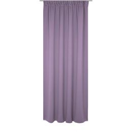WIRTH Vorhang &raquo;Newbury&laquo; Multifunktionsband 1 Stk. tlg. nach Ma&szlig; lila Baumwolle, Polyester 245cm, Multifunktionsband, 130cm