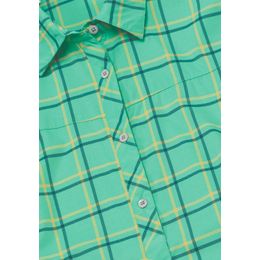 Maier Sports Damen Funktionsbluse "Kendra L/S W", gr&uuml;n, Gr. 40, 97% Polyester, 3% Elasthan, Blusen, Damen Bluse, leichte Langarmbluse, Blusen-Shirt,