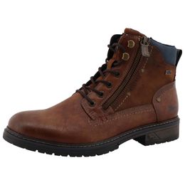 Mustang Shoes Herren Schn&uuml;rboots &raquo;Marcas&laquo; Business Stiefel, Boots mit Textilfutter braun 44