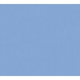 ARCHITECTS PAPER Vliestapete &raquo;Floral Impression&laquo; einfarbig unifarben glatt Tapete Uni blau Vlies B/L: 0,53m x 10,05m, Rollen: 1