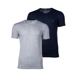 Emporio Armani T-Shirt Herren Gr&ouml;&szlig;e XL marine / hellgrau