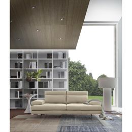 Calia italia 3-Sitzer &raquo;Toby Wing, 208 cm breit, Designsofa, hochwertige Verarbeitungsdetails&laquo; inkl. Sitztiefenverstellung und Armteilfunktion, F&uuml;&szlig;e in