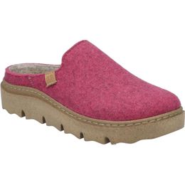 Josef Seibel Damen Hausschuh &raquo;Charmaux 01&laquo; Pantoffel, Slipper mit modischer Plateausohle, Weite G (=weit) pink 41
