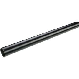 Liedeco Gardinenrohr 1-l&auml;ufig im Fixma&szlig; &Oslash; 20 mm schwarz L: 120cm
