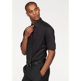 OLYMP Herren OLYMP Businesshemd &raquo;Luxor modern fit&laquo; Kentkragen, b&uuml;gelfrei schwarz 41, N-Gr