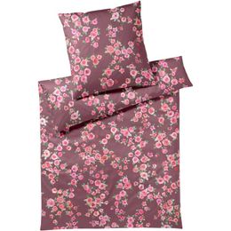 Elegante Bettw&auml;sche &raquo;Princess&laquo; 2 Stk. angenehmes Hautgef&uuml;hl rot Mako-Satin, Obermaterial: 100% Baumwolle B/L: 135cm x 200cm, 1 Stk., 1 Stk., Mako-Satin, B/L: 