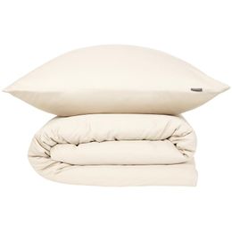 Schiesser Bettw&auml;sche &raquo;Ella seidenmattes Premiumbettw&auml;scheset aus feinstem Baumwollsatin&laquo; 2 Stk. Made in Green beige Satin, Obermaterial: 100% Baumwolle B/L: 