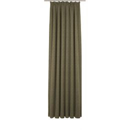 WIRTH Vorhang &raquo;Trondheim B&laquo; Kr&auml;uselband 1 Stk. tlg. nach Ma&szlig; braun Chenille, Polyacryl 345cm, Kr&auml;uselband, 132cm