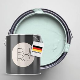 A.S. Cr&eacute;ation Wandfarbe &raquo;Premium Innenwandfarbe PURO Tuchmatt emerald green&laquo; ideal f&uuml;r Wohnzimmer, Schlafzimmer, Flur und K&uuml;che, Farbwelt Gr&uuml;n gr&uuml;n 1 l 1ml