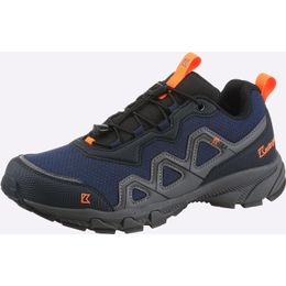 Herren Trekkingschuh, Gr. 41, blau, Leder, Textil, Schuhe