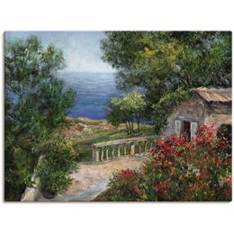 Artland Wandbild &raquo;Toskana I&laquo; Europa 1 Stk. tlg. als Alubild, Leinwandbild in verschied. Gr&ouml;&szlig;en gr&uuml;n B/H/T: 40cm x 30cm, Leinwandbild Europa, 1 Stk.