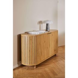 ACTONA GROUP Sideboard &raquo;Colima&laquo; Anrichte, matt Wildeiche rau Melamin, Gestell Wildeiche, 160x45x80 cm braun MDF B/H/T: 160cm x 80cm x 45cm, 2 Stk., 2 
